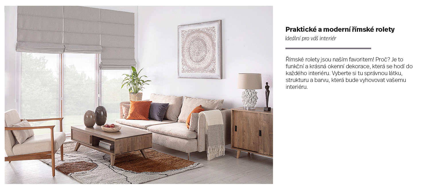 Římské rolety nebo závěsy? - Dekoria